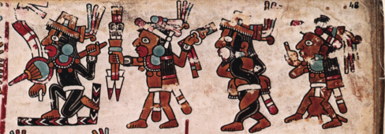 Muestrario de instrumentos musicales prehispánicos - Más de México